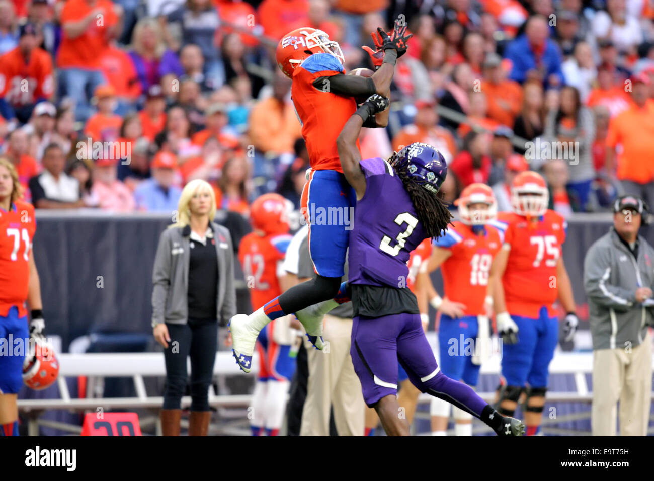 Houston, Texas, USA. 01st Nov, 2014. Sam Houston State Bearkats wide ...