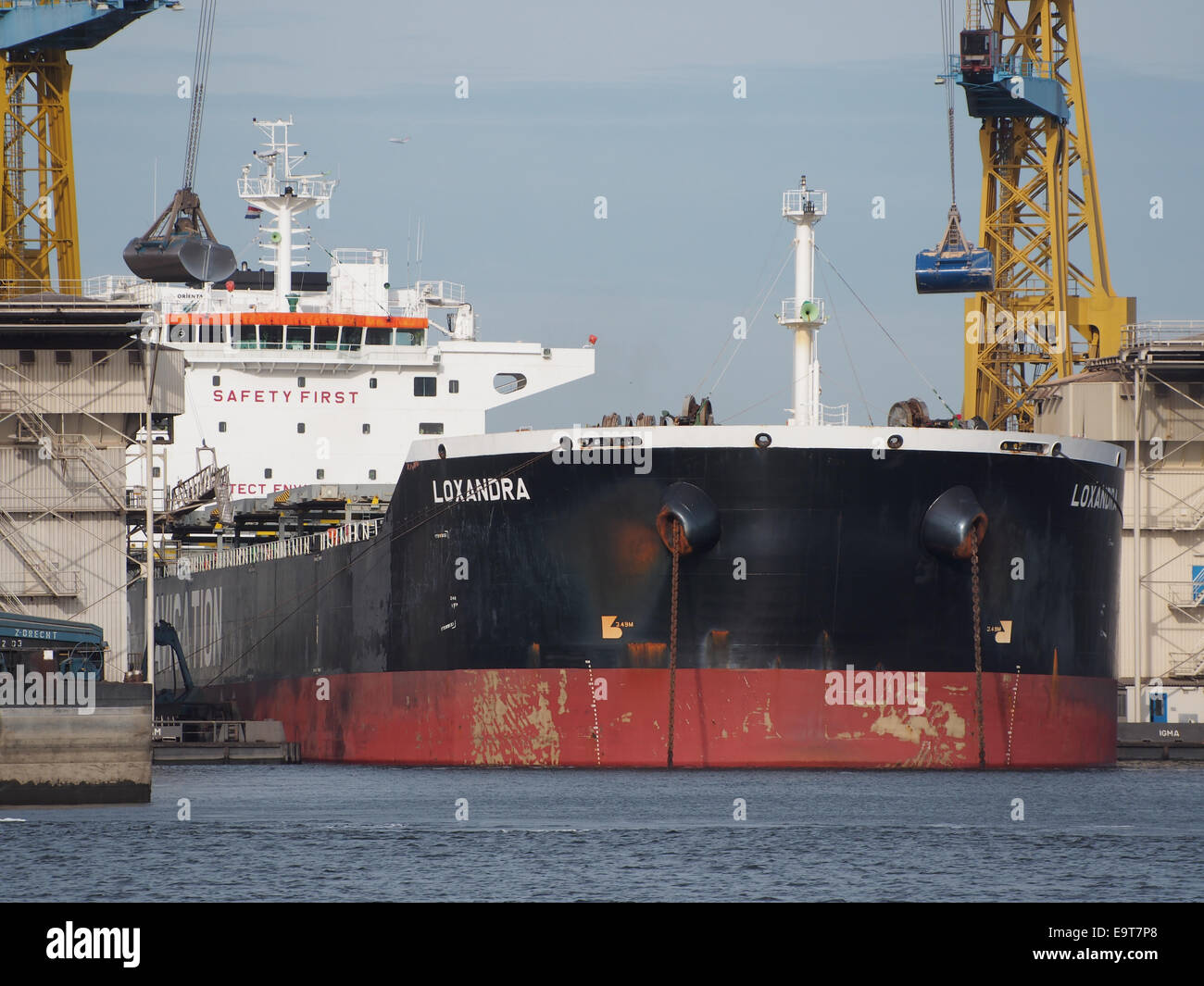 The vessel LOXANDRA, with IMO number 9343871 and callsign A8NV2, is ...