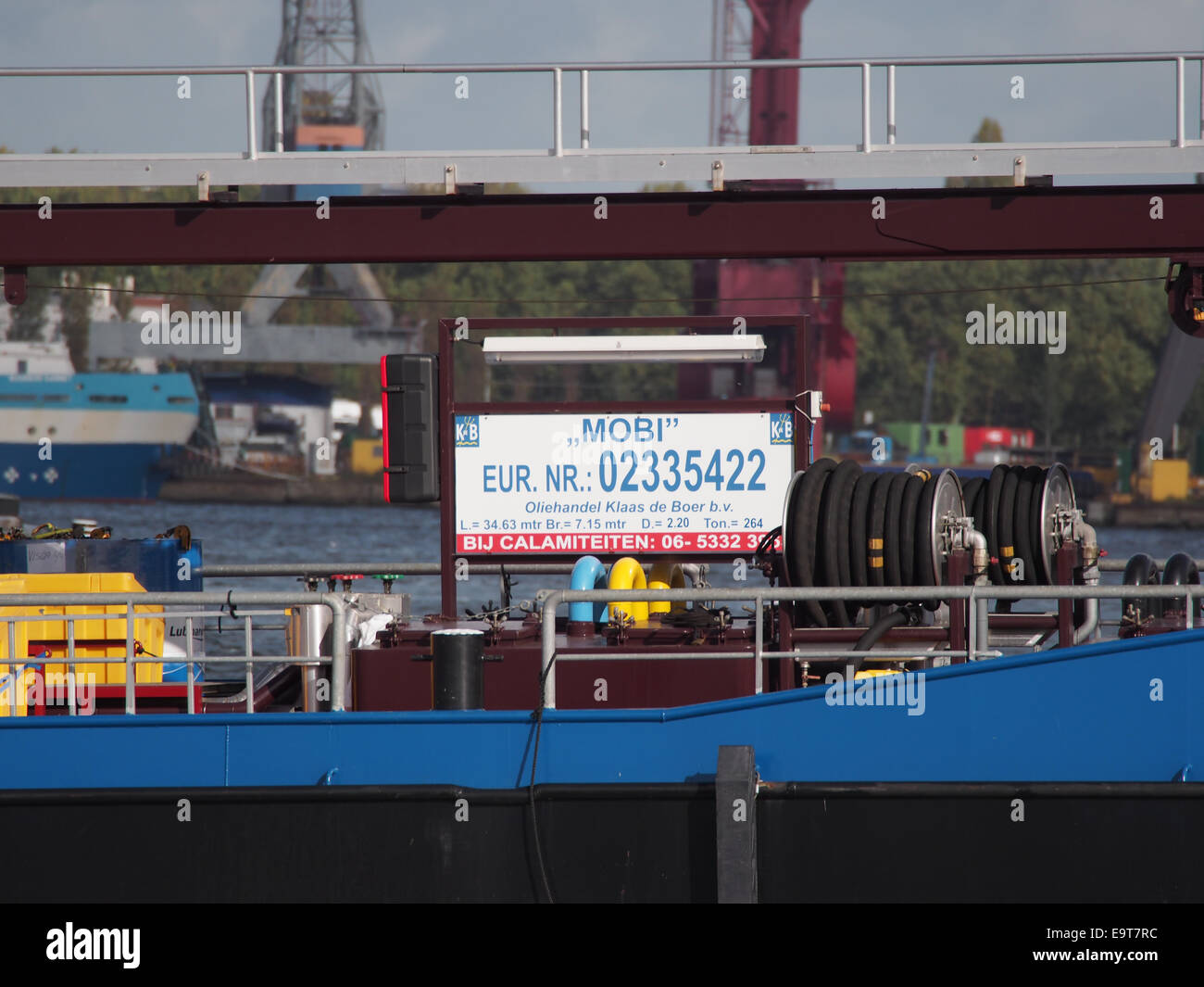 The Mobi (ENI 02335422), a vessel docked at Mercuriushaven, Port of ...
