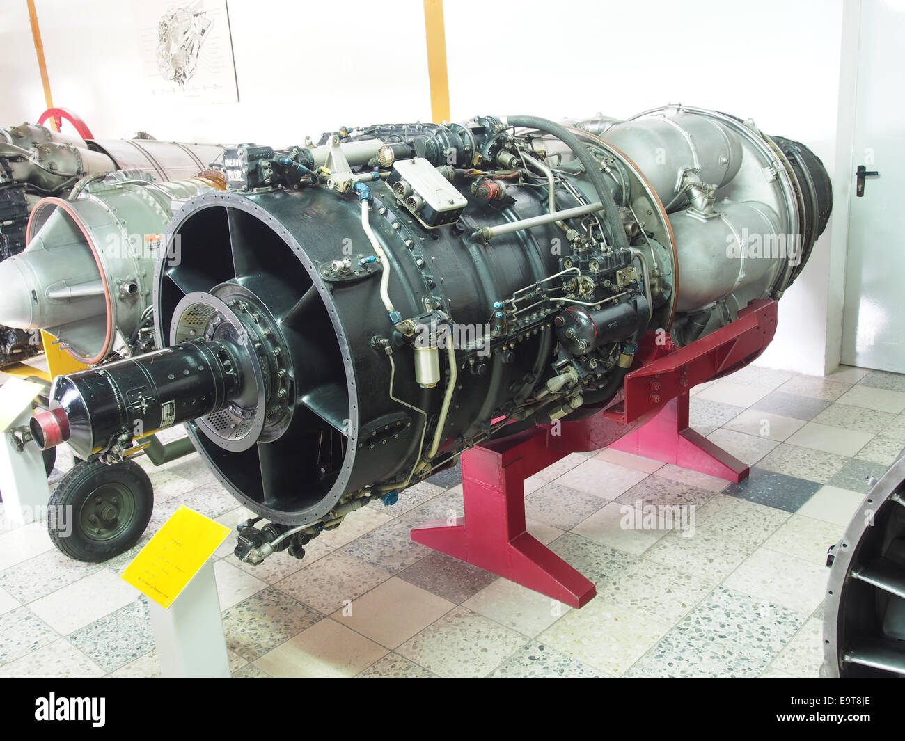 The Orenda 10 engine, a 1950 model, used in the North American ...