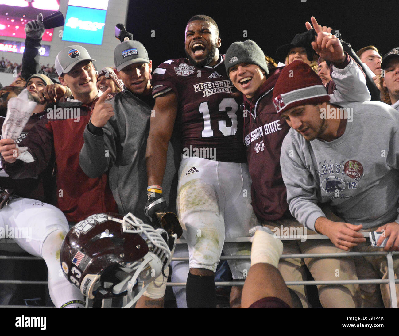 Starkville, Mississippi, USA. 1st Nov, 2014. Mississippi State Bulldogs ...
