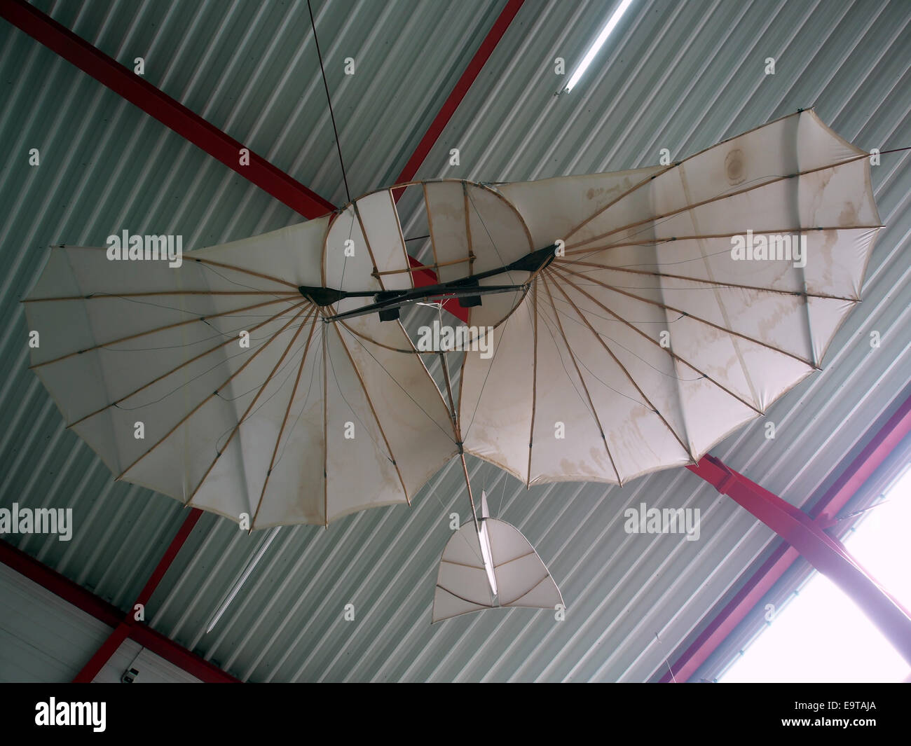 A replica of one of the first gliders at the Flugausstellung Hermeskeil ...