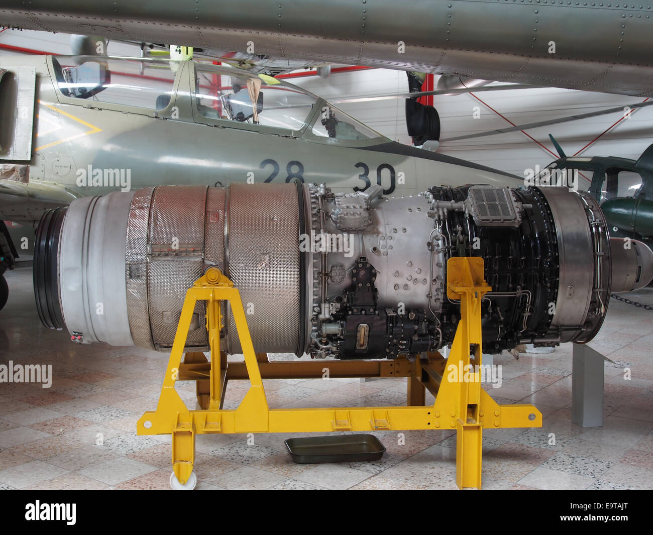 The Rolls Royce Avon 210 (1959) engine, used in the English Electric ...