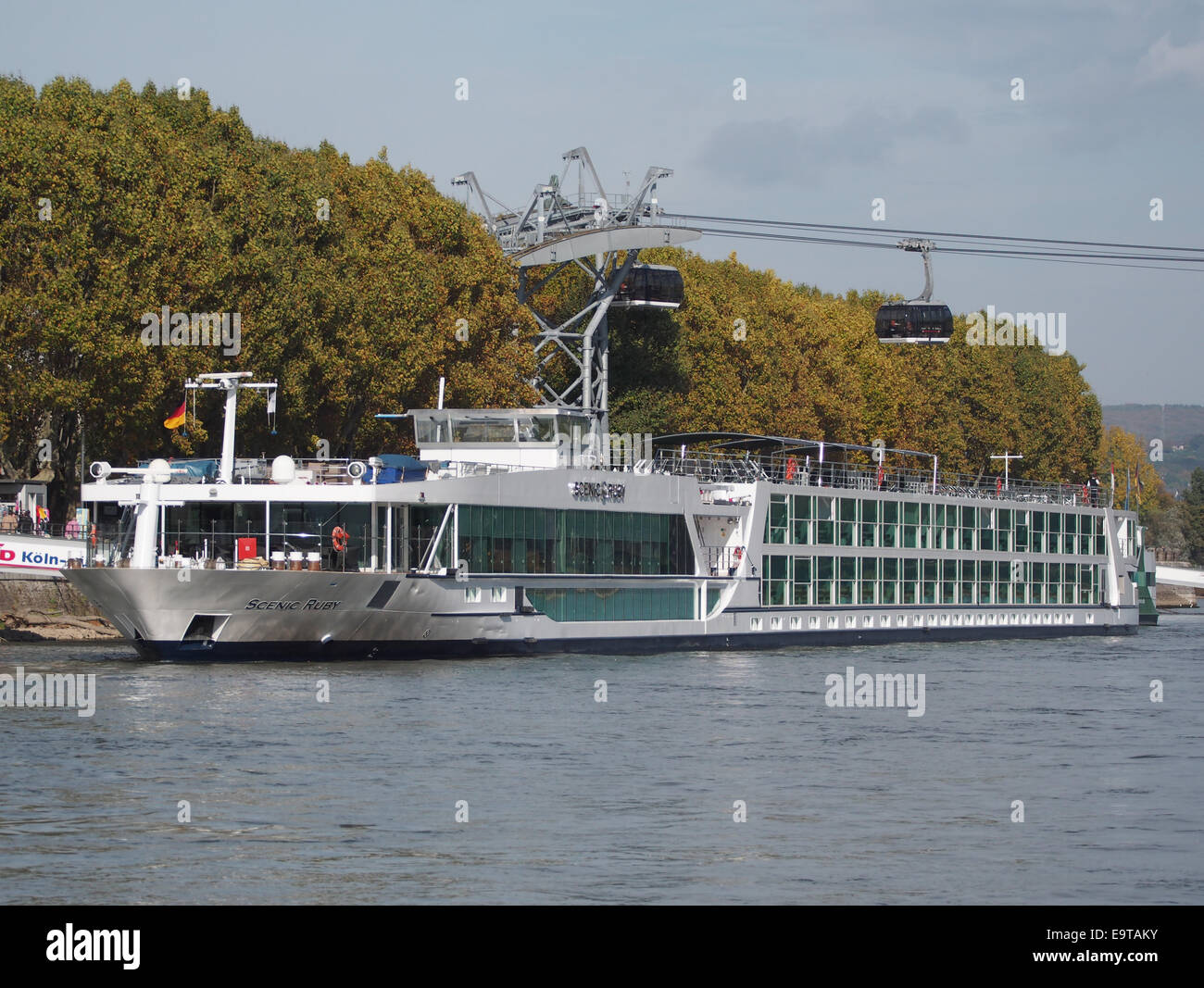 The Scenic Ruby, ENI 07001907, is a luxury river cruise vessel on the ...