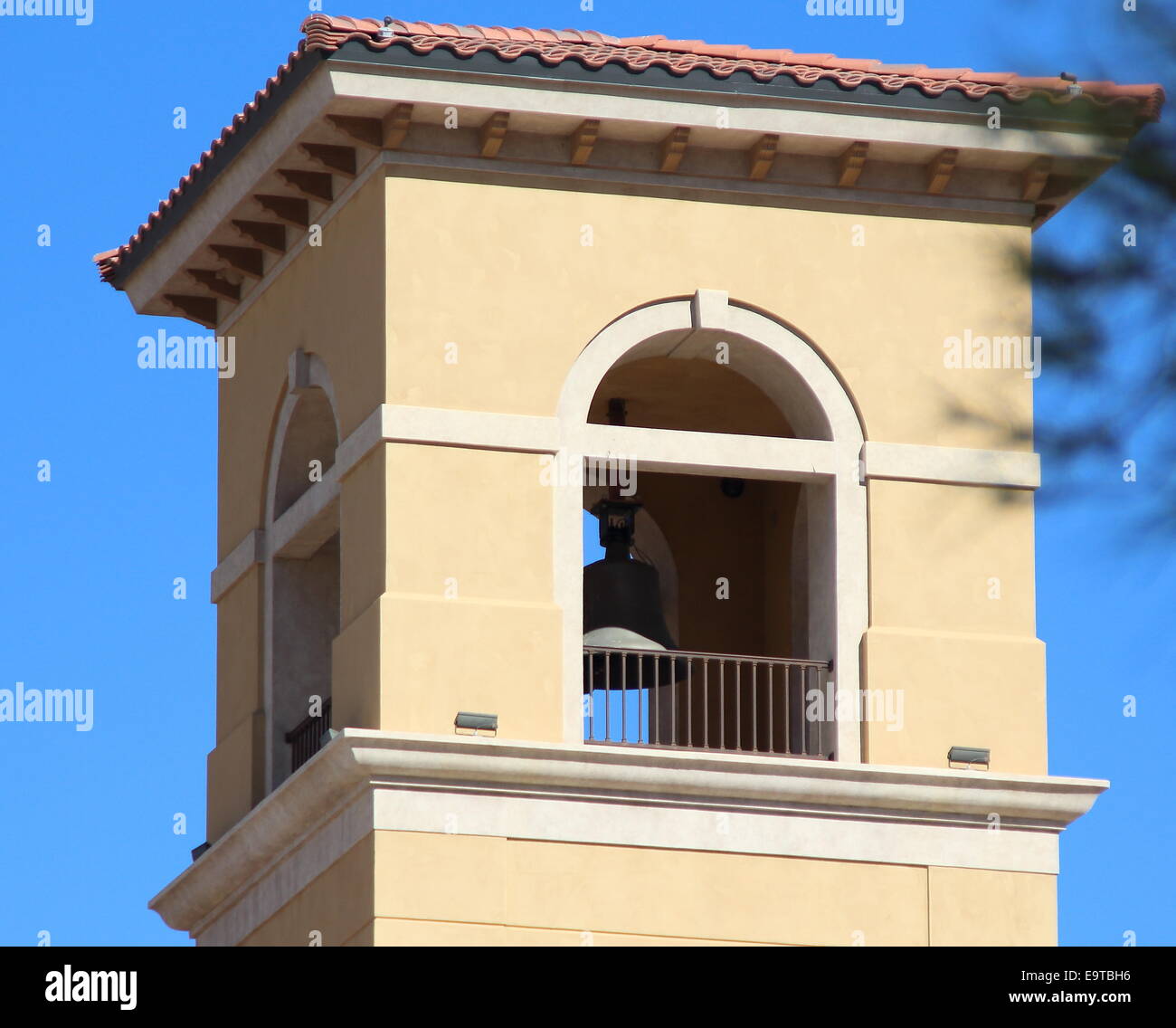 Bell in tower Stock Photo - Alamy