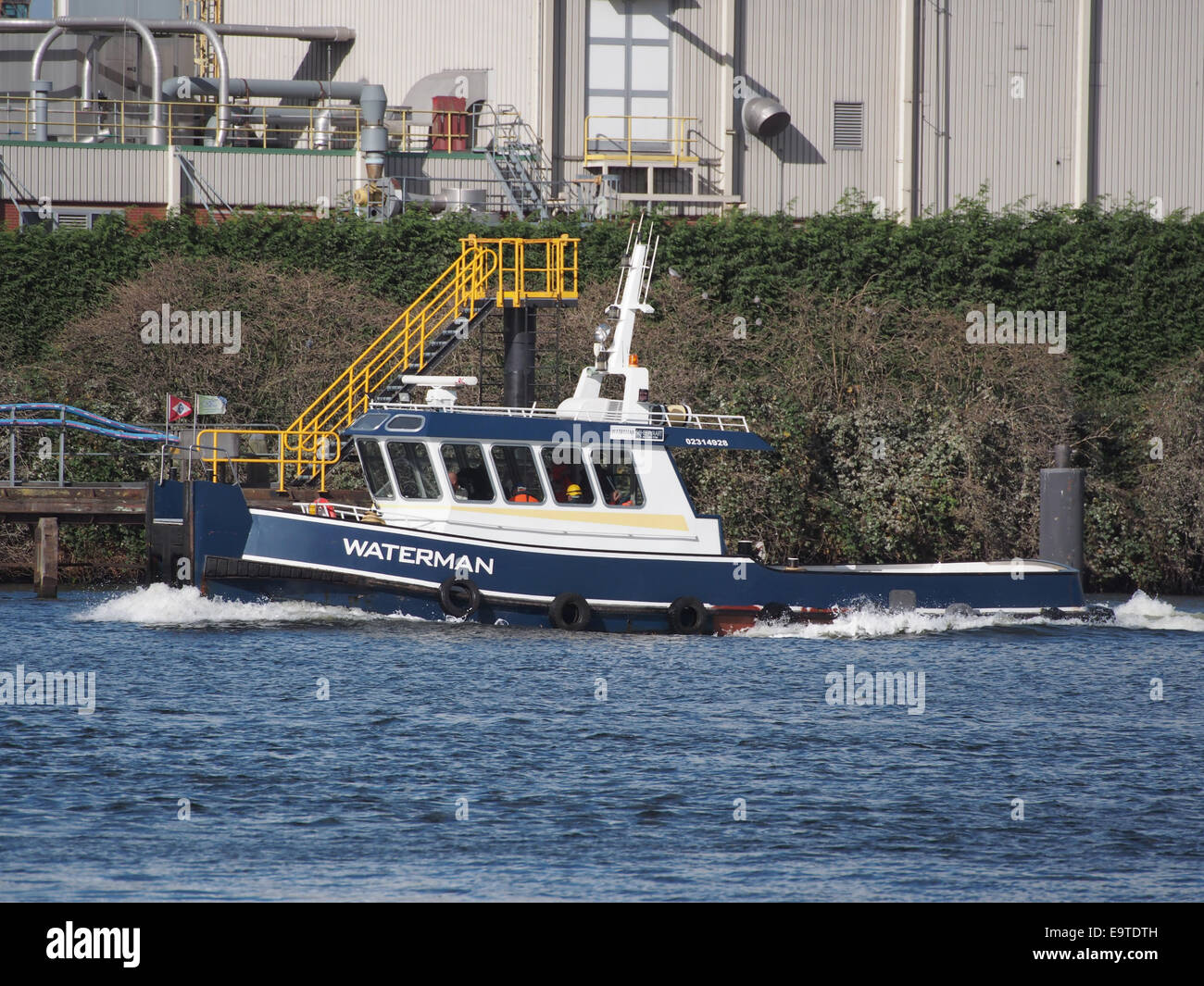 Waterman, ENI 02314928, is a vessel operating at the Mercuriushaven in ...