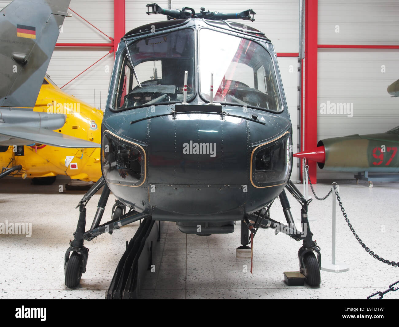 The Westland Wasp HAS 1, a helicopter used by the Royal Navy, is ...