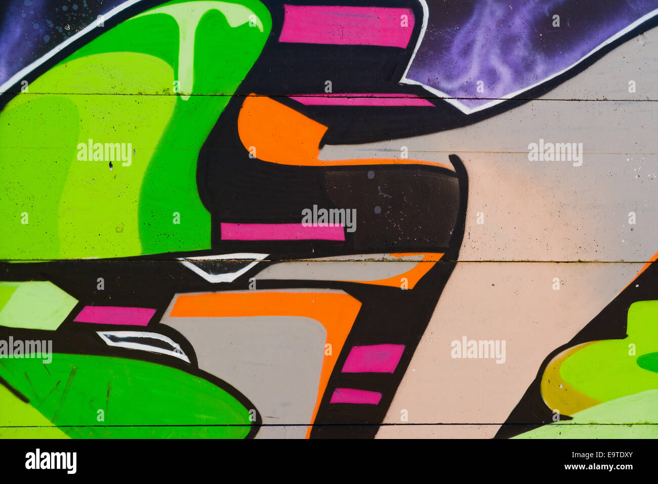 Street art graffiti, vibrant multicolor detail of graffiti art on the ...