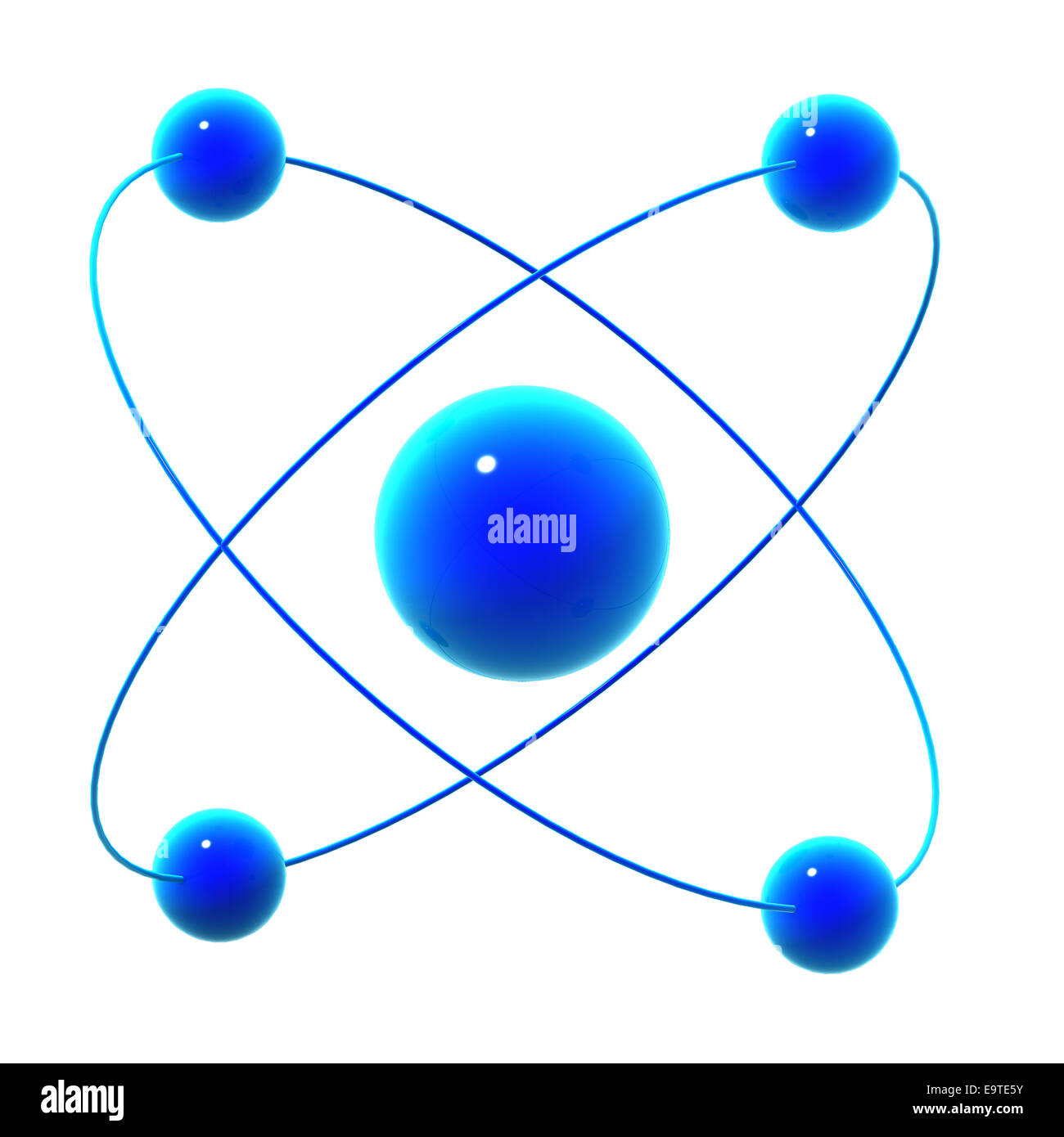 3d render of an atomic particle Stock Photo - Alamy
