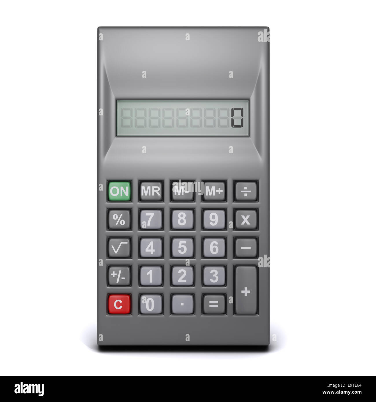 3d render of a digital calculator Stock Photo - Alamy