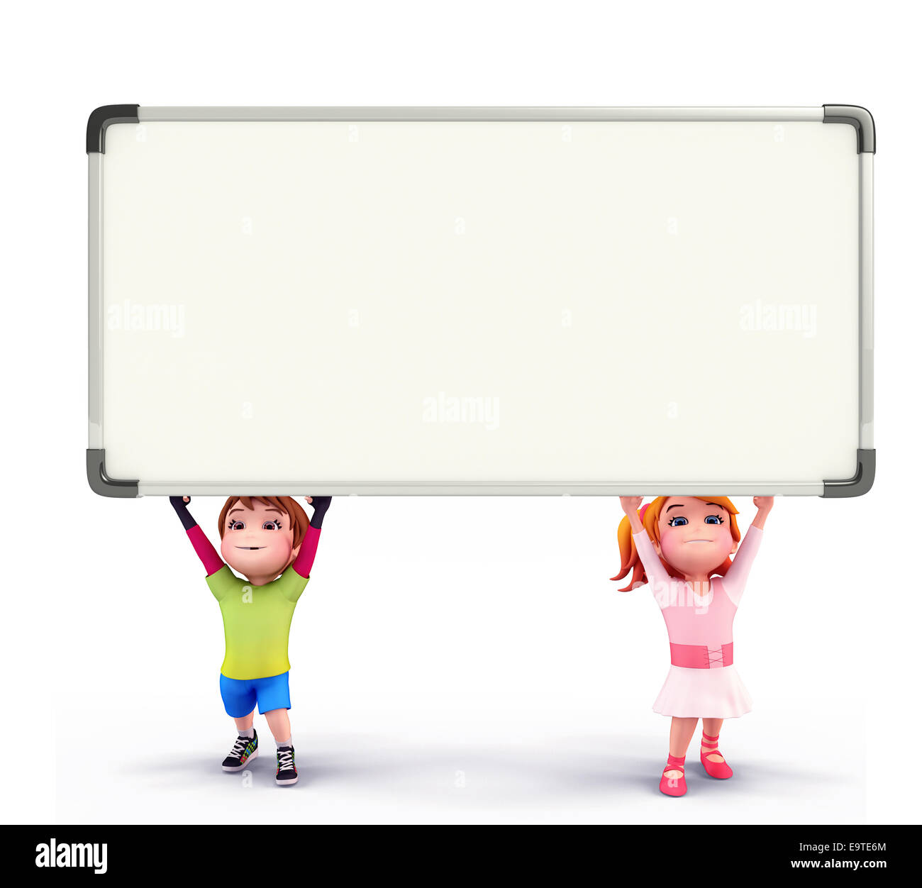 Illustration cute kids display board hi-res stock photography and ...
