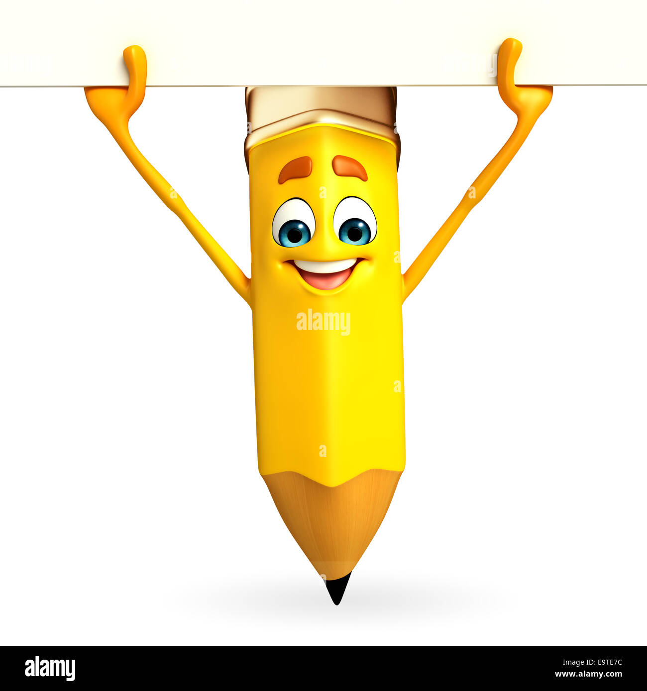 Cartoon character pencil display board hi-res stock photography and ...