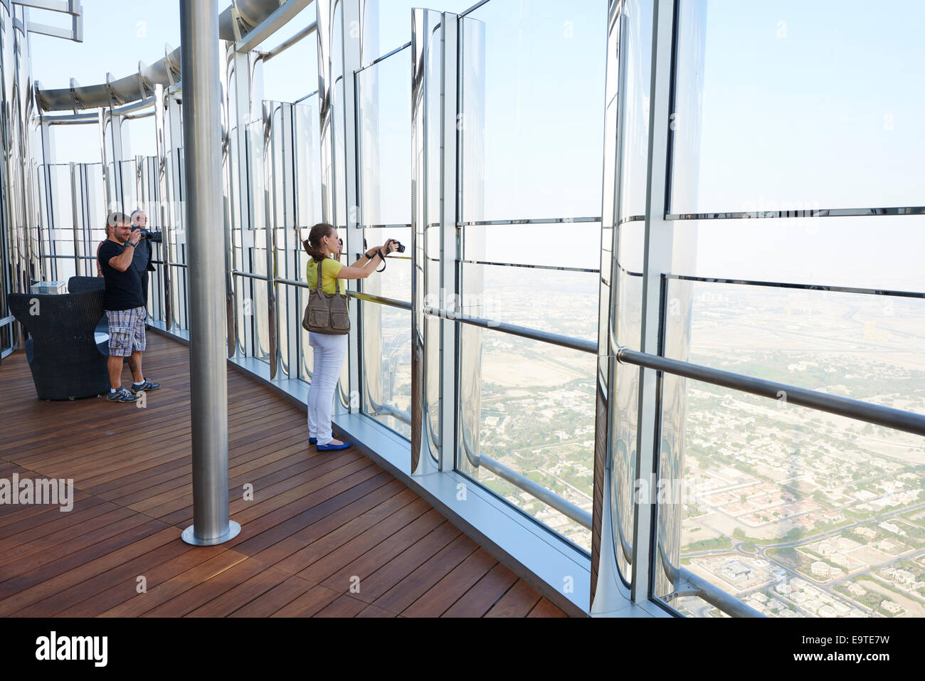 Burj khalifa observation deck 148 hi-res stock photography and images - Alamy