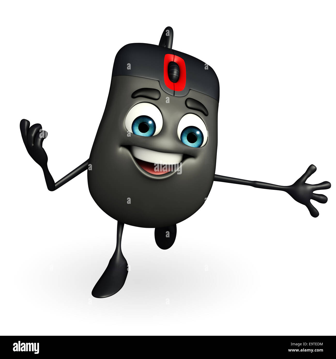 Running computer cartoon character hi-res stock photography and images ...