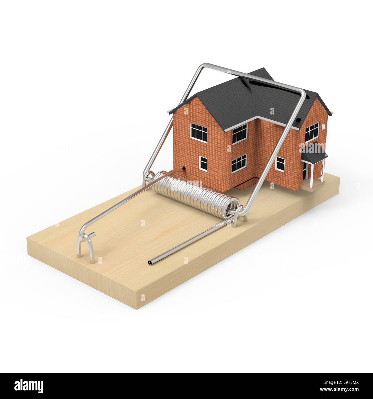 House trap illustration hi-res stock photography and images - Alamy