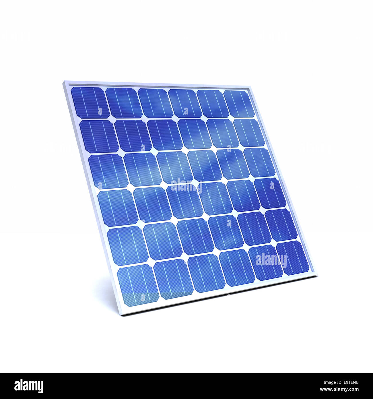3d render of a solar panel Stock Photo - Alamy