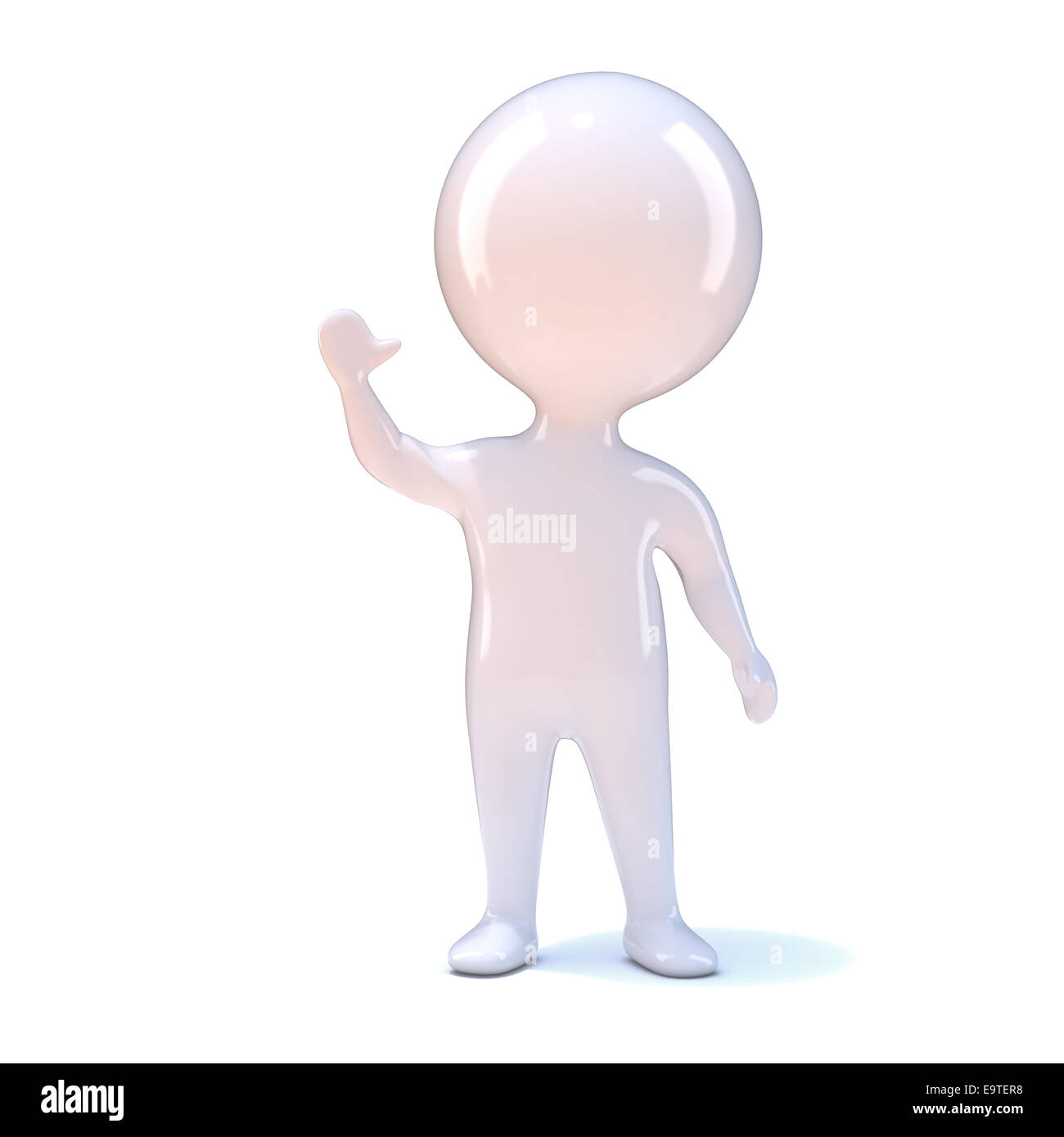 3d render little waving hello hi-res stock photography and images - Alamy