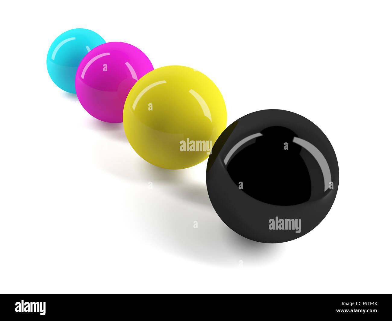 Four palette colours hi-res stock photography and images - Alamy