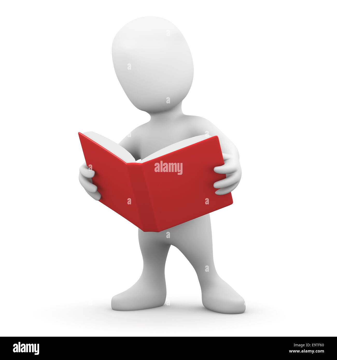 Little 3d reading book hi-res stock photography and images - Alamy