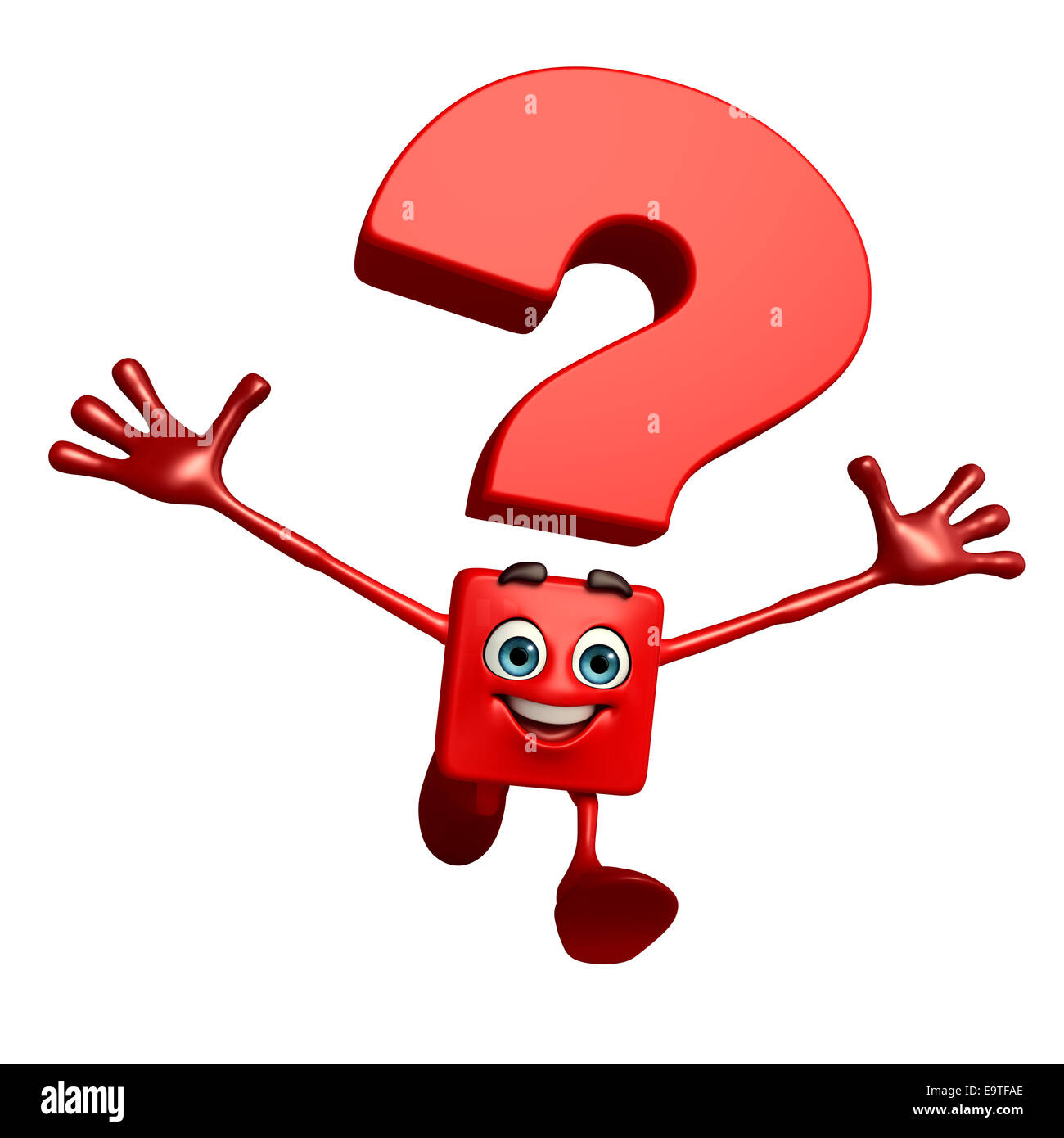 Cartoon Character of Question Mark with hello pose Stock Photo - Alamy Cartoon Character of Question Mark with hello pose Stock Photo - Alamy