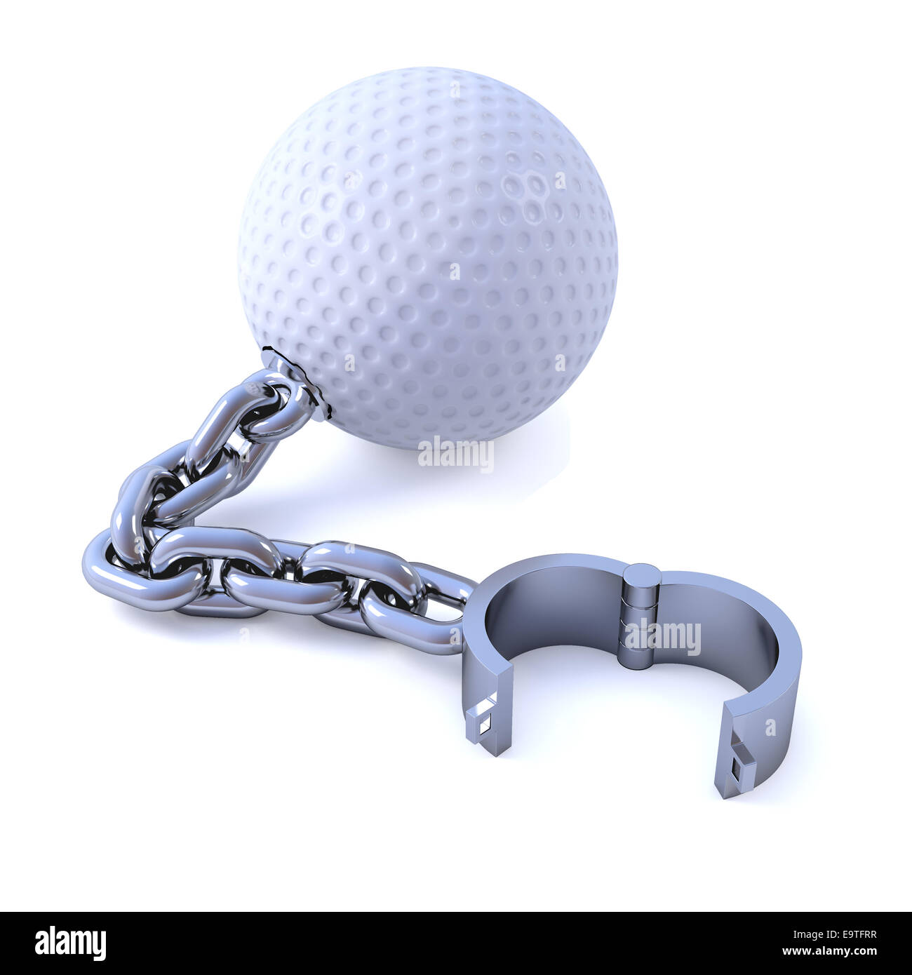Ball attached hi-res stock photography and images - Alamy