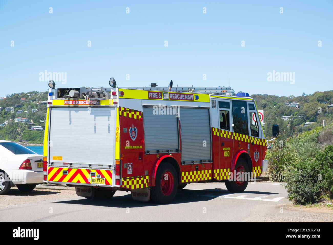 new south wales sydney fire truck engine tender at palm beach,sydney ...
