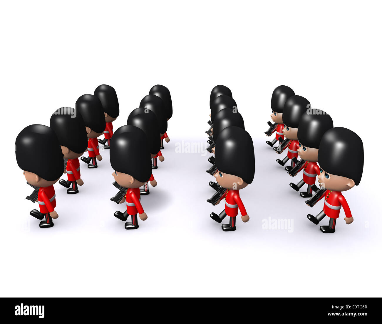 London guard cartoon Cut Out Stock Images & Pictures - Alamy