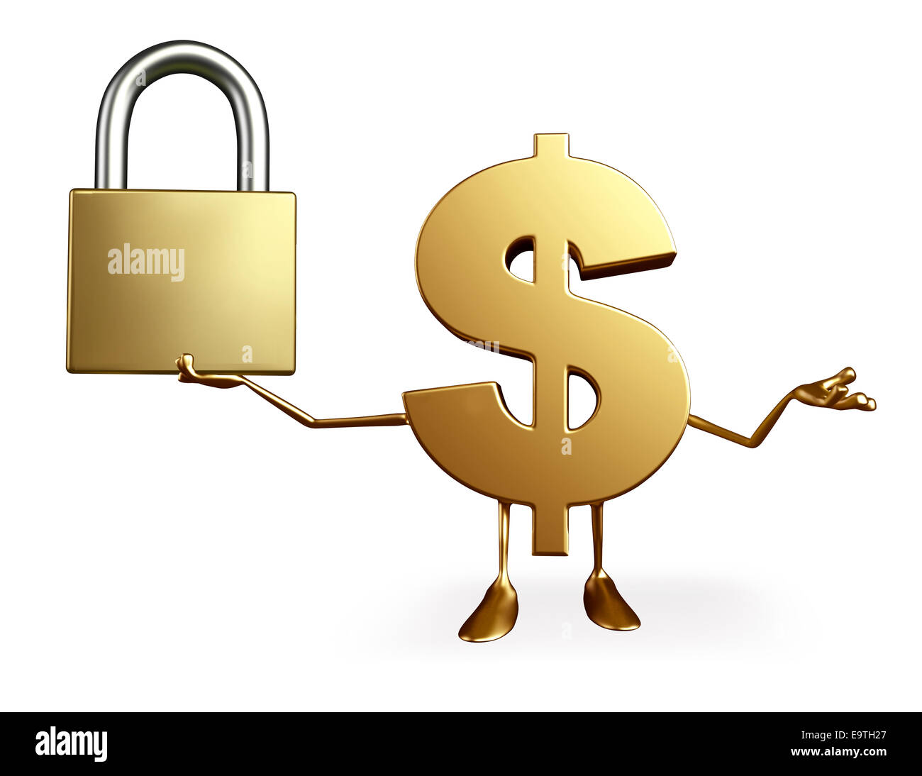 Cartoon lock hi-res stock photography and images - Alamy