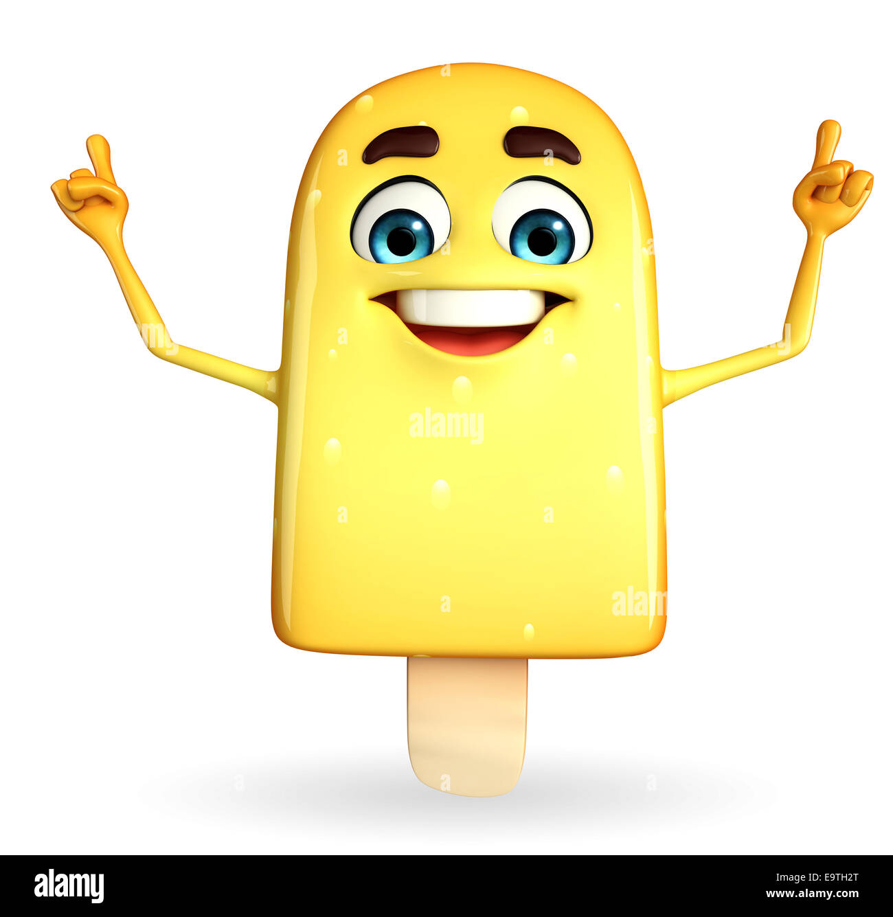 Cartoon Character of Candy with happy pose Stock Photo - Alamy