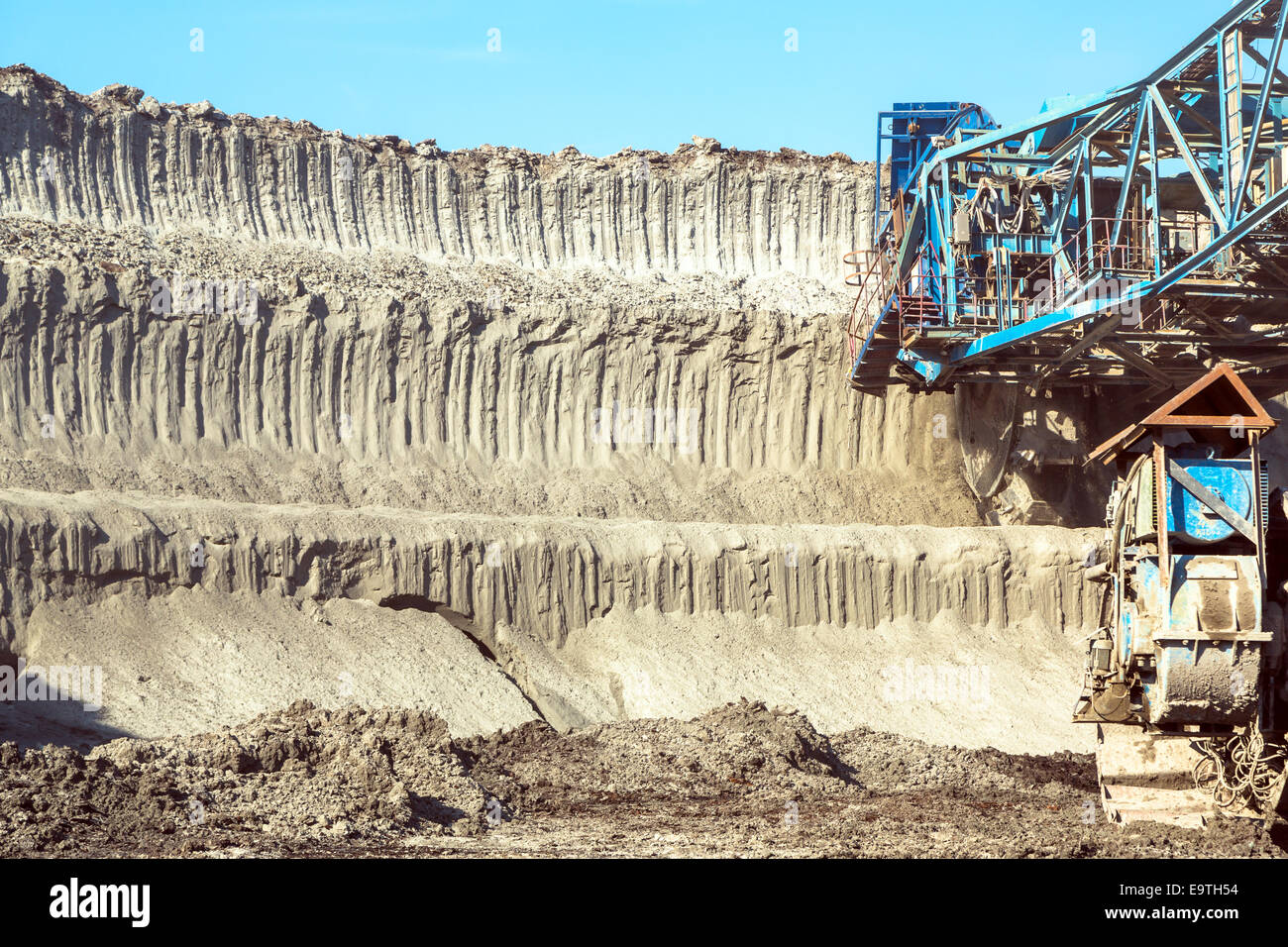 Mining machinery in the mine Stock Photo - Alamy