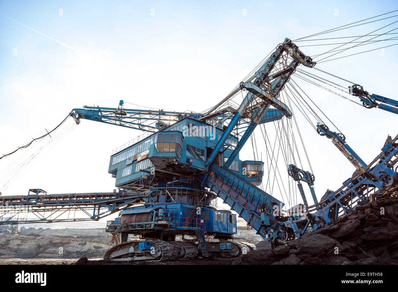 Mining machinery in the mine Stock Photo - Alamy