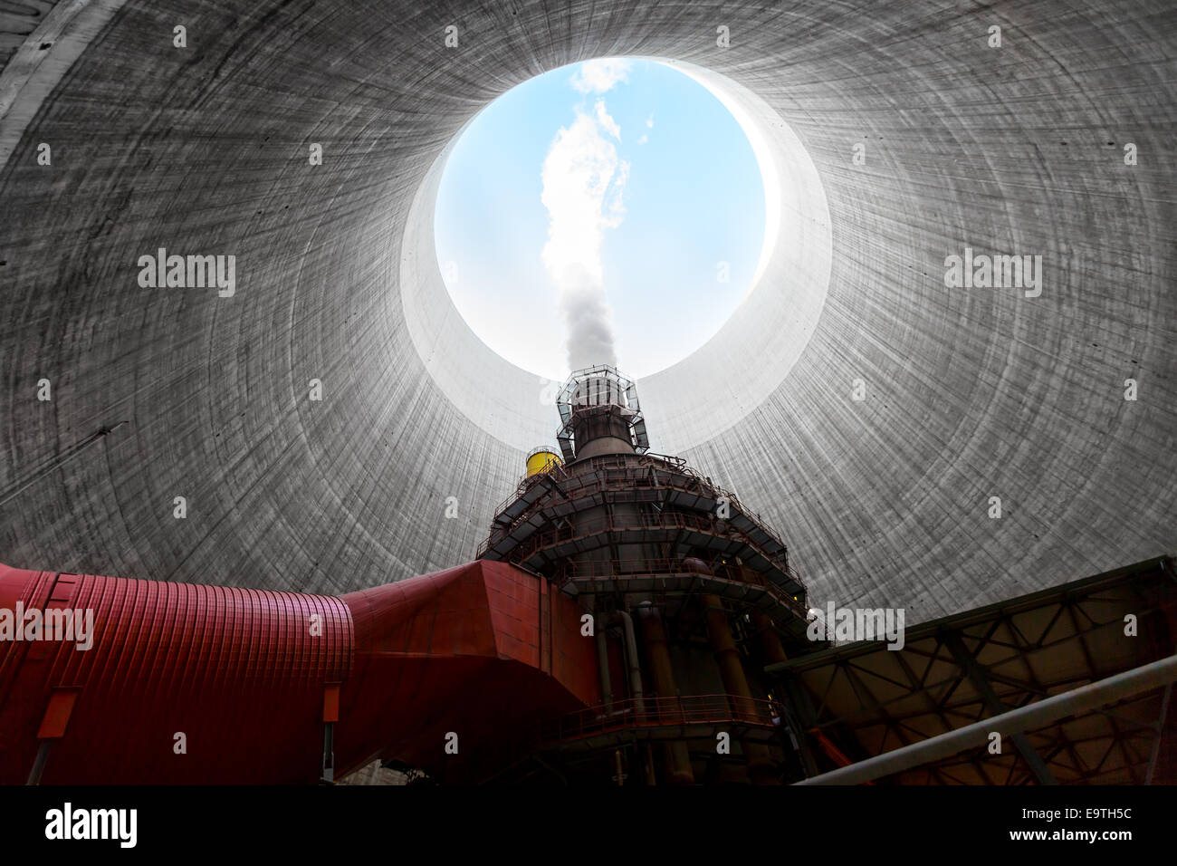 Power plant interior cooling hi-res stock photography and images - Alamy