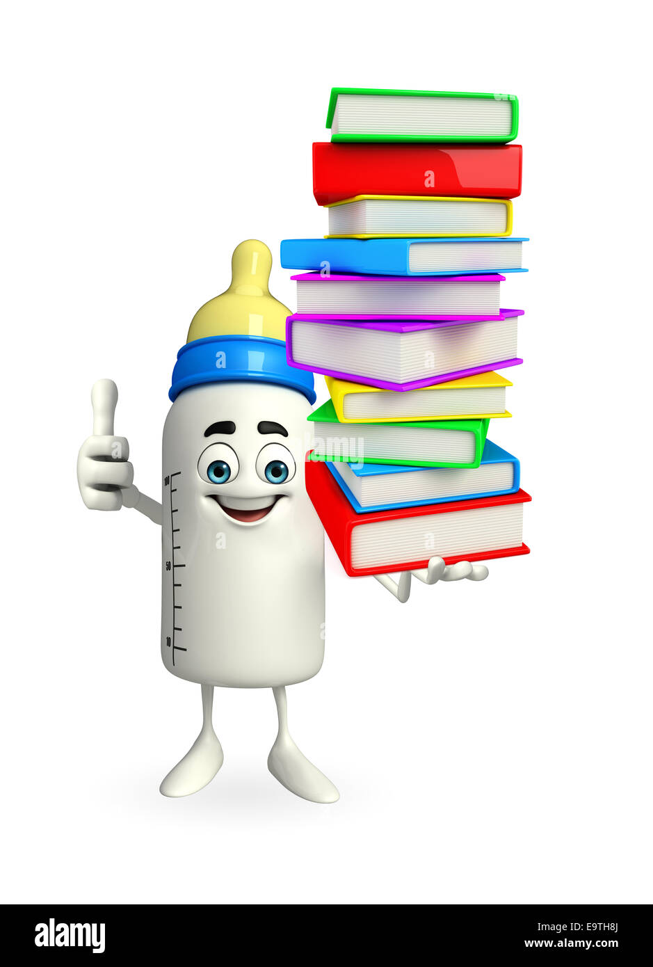 Books milk Cut Out Stock Images & Pictures - Alamy