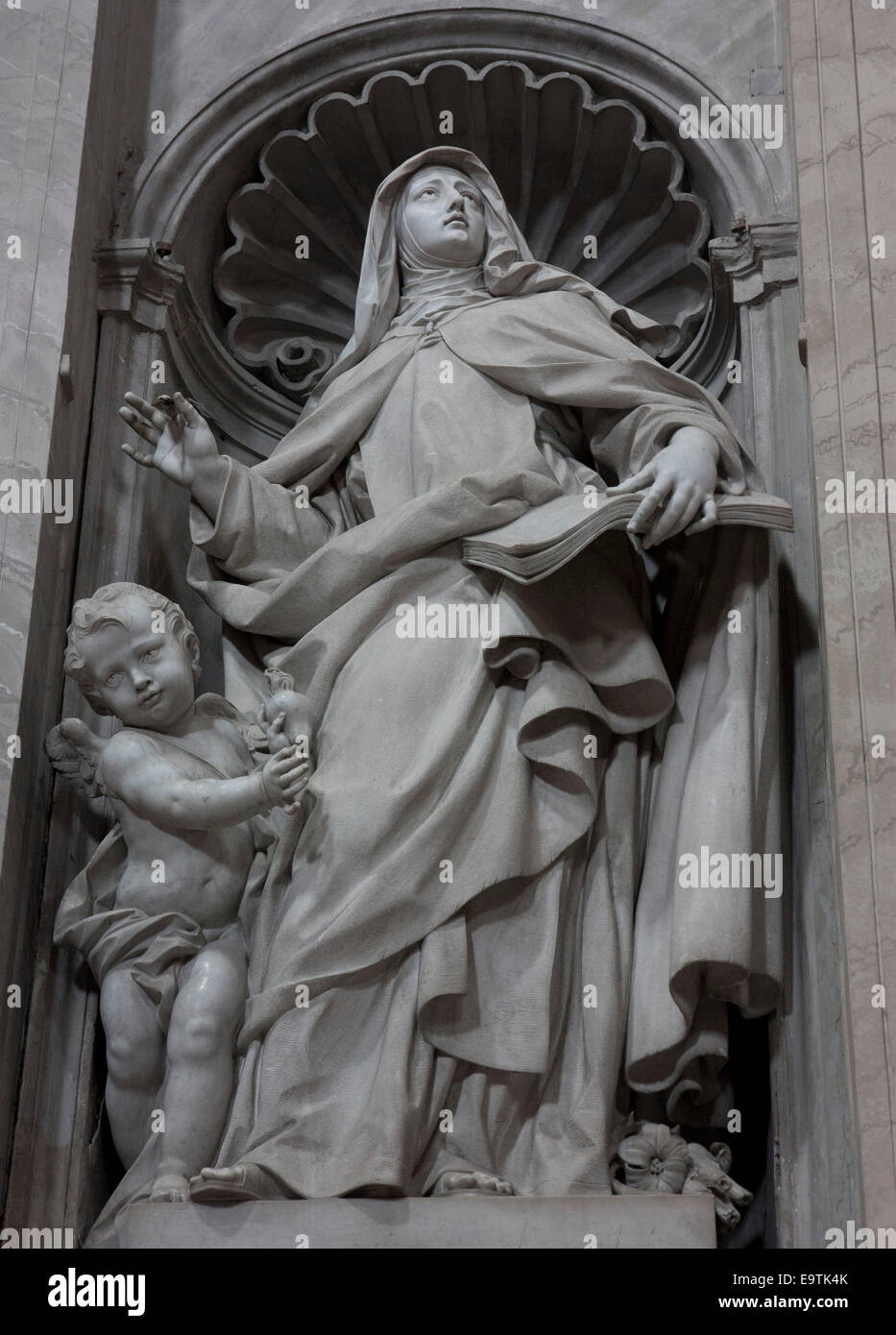 historical statue of a church in Italy Stock Photo - Alamy