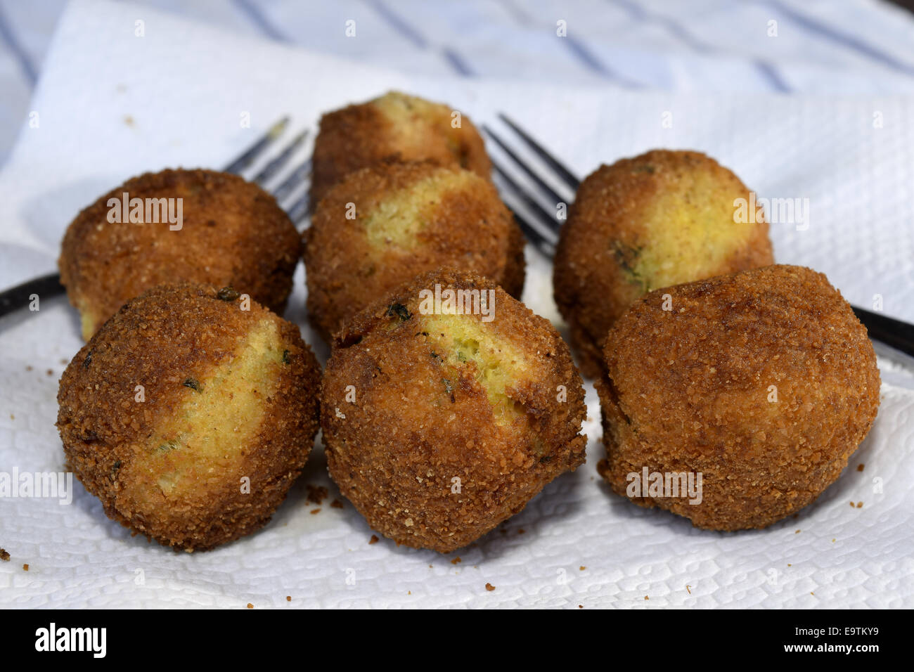 rissoles of fish Stock Photo - Alamy