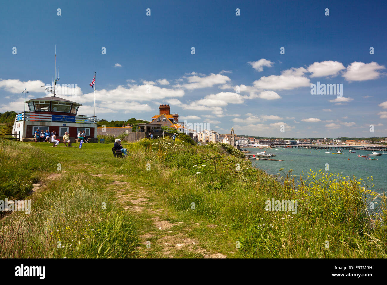 The National Coastwatch Institution NCI lookout station at Peveril ...