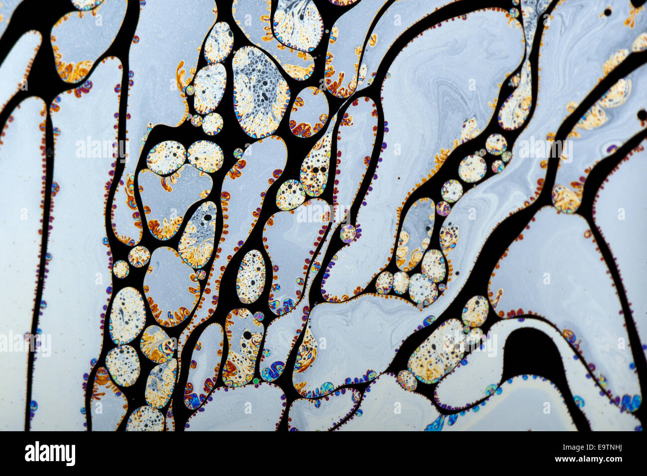 Soap bubble patterns Stock Photo - Alamy