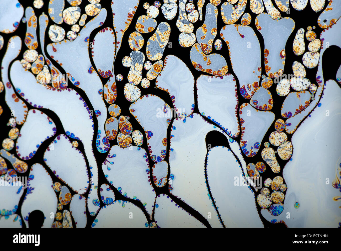 Soap bubble patterns Stock Photo - Alamy