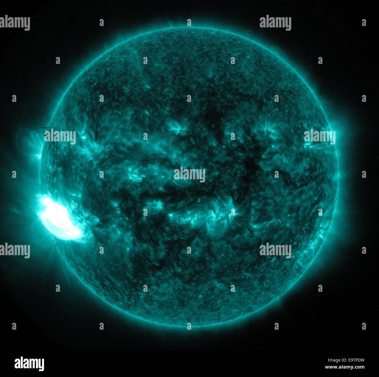 NASA's Solar Dynamics Observatory (SDO) captures images of an X-class ...