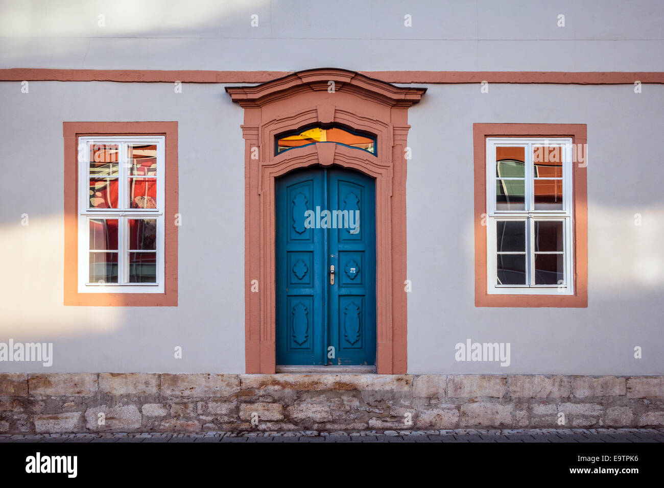 Two windows and door hi-res stock photography and images - Alamy