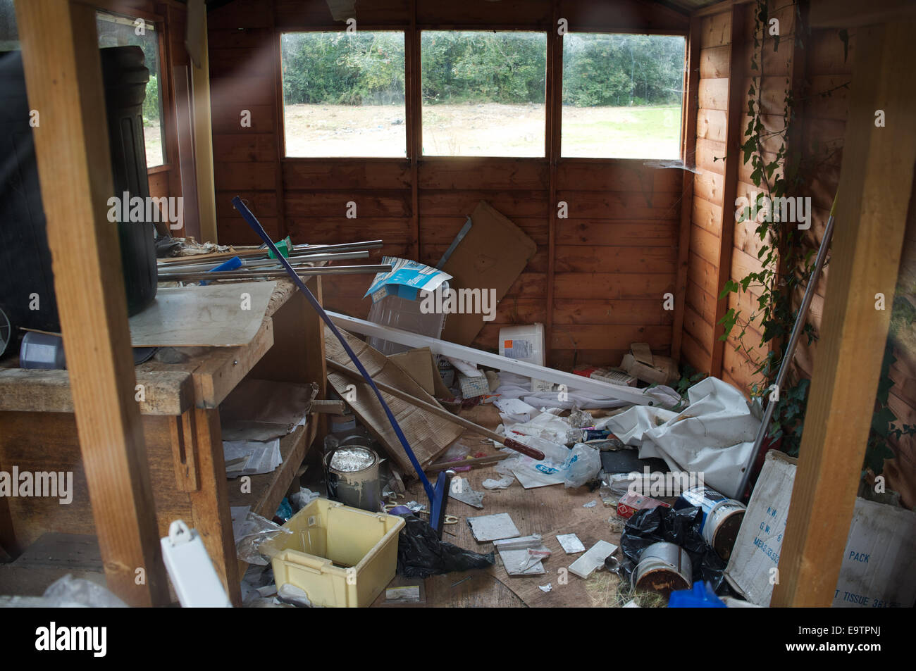 Messy Garden Shed High Resolution Stock Photography and Images - Alamy
