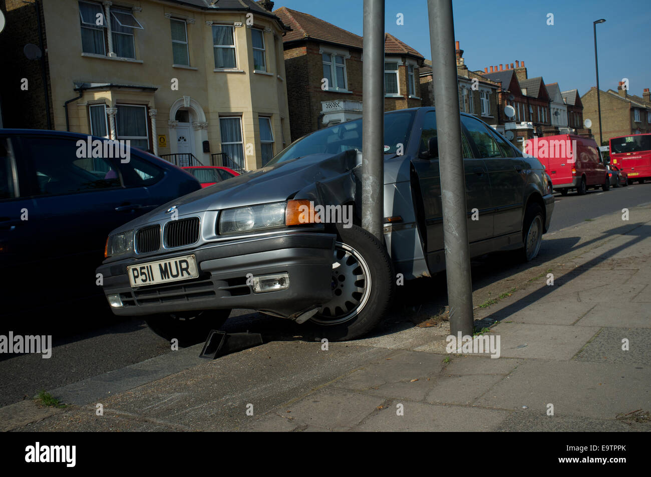 Smashed Up Car High Resolution Stock Photography and Images - Alamy
