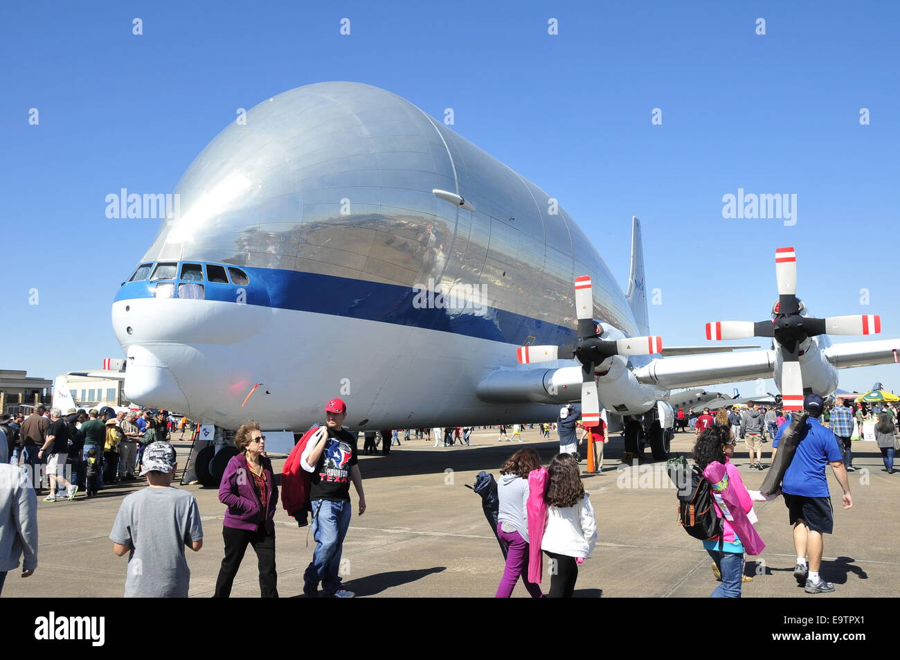 Houston, USA. 1st Nov, 2014. The Super Guppy transport aircraft of NASA ...