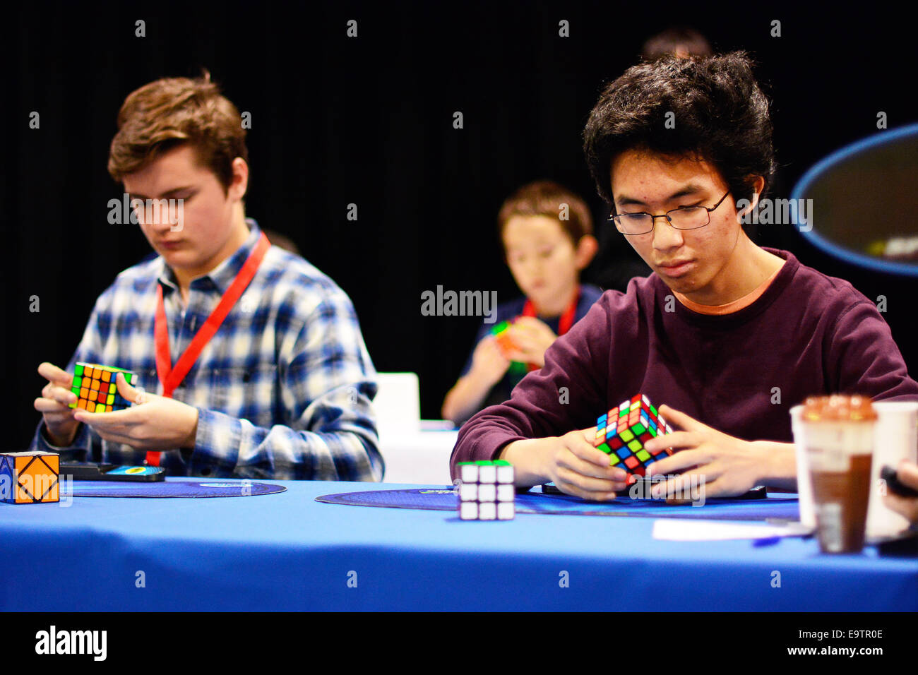 At right- World number two at the 3 x 3, Alex Lau, (17yrs old), from ...