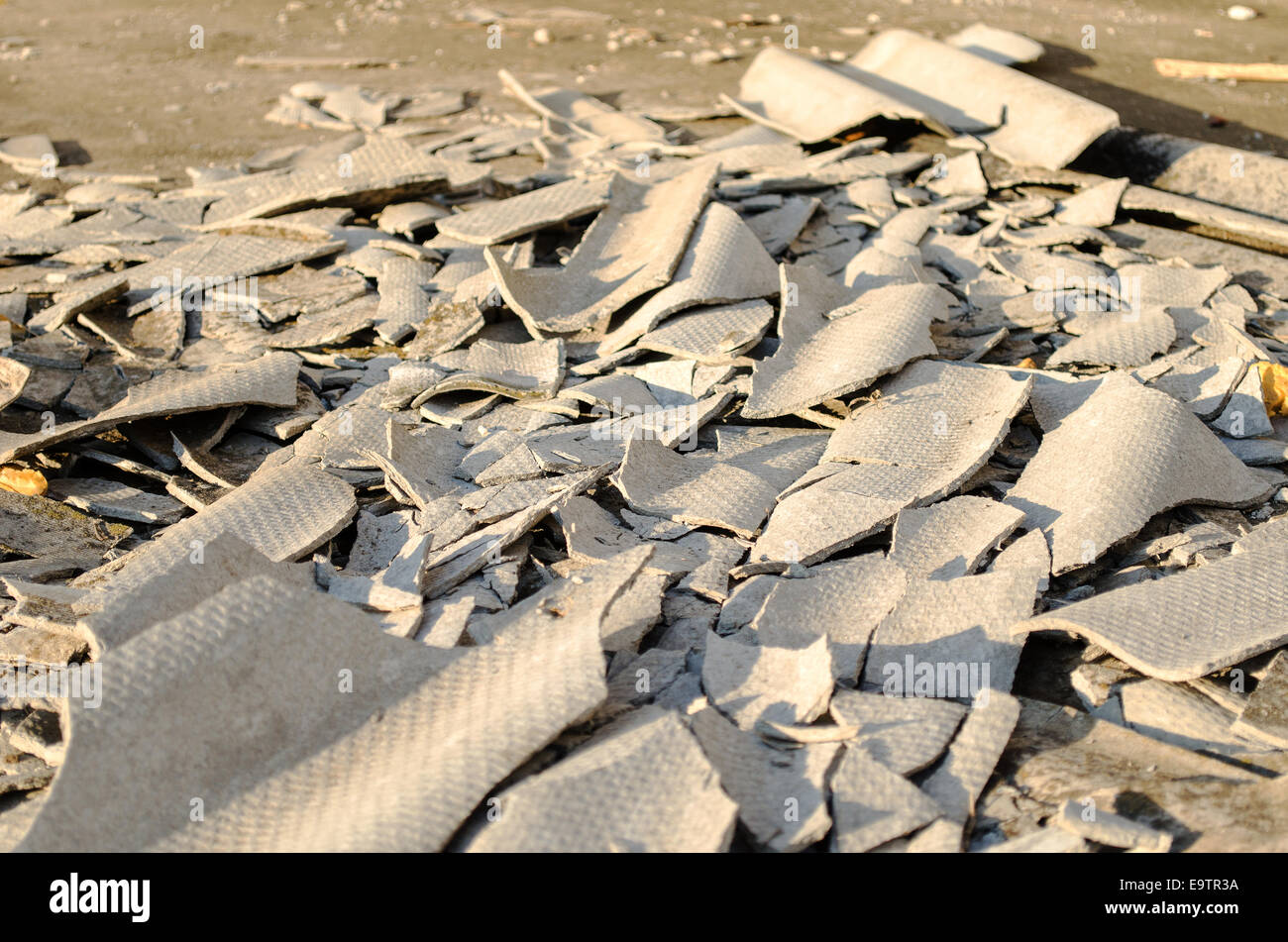 Construction site debris pile waste hi-res stock photography and images ...