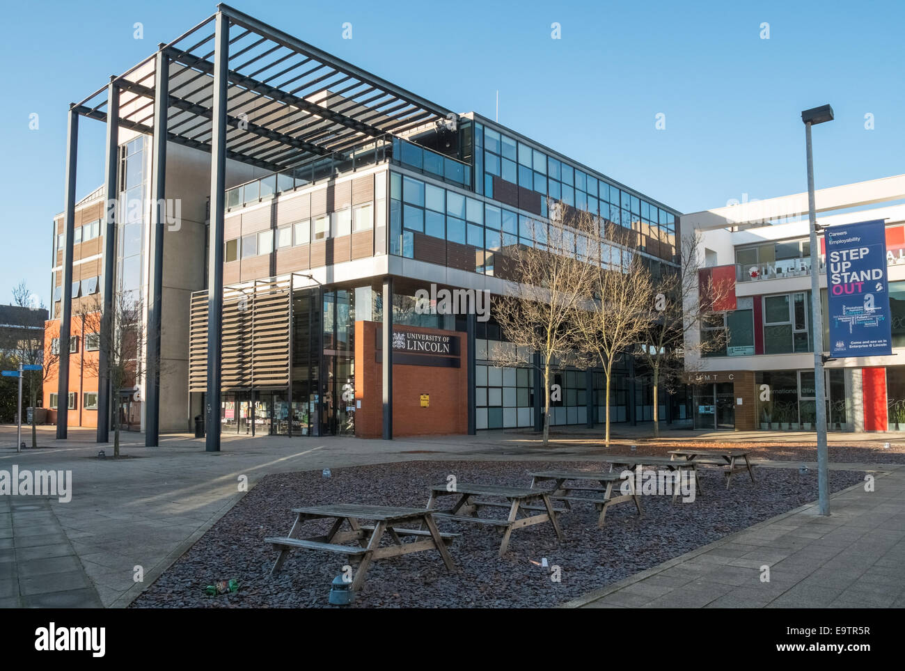 University of Lincoln, main campus, Brayford Pool, Lincoln ...