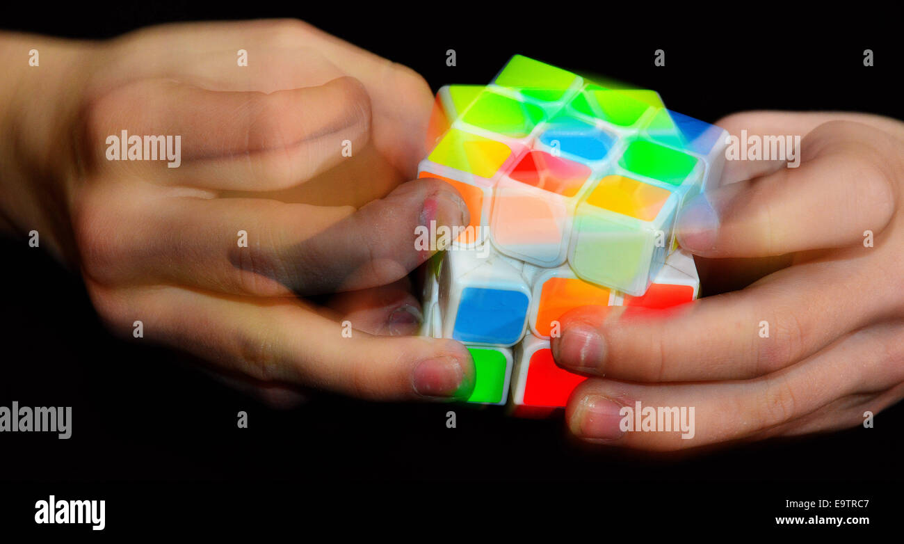 Rubik’s cube championships hi-res stock photography and images - Alamy