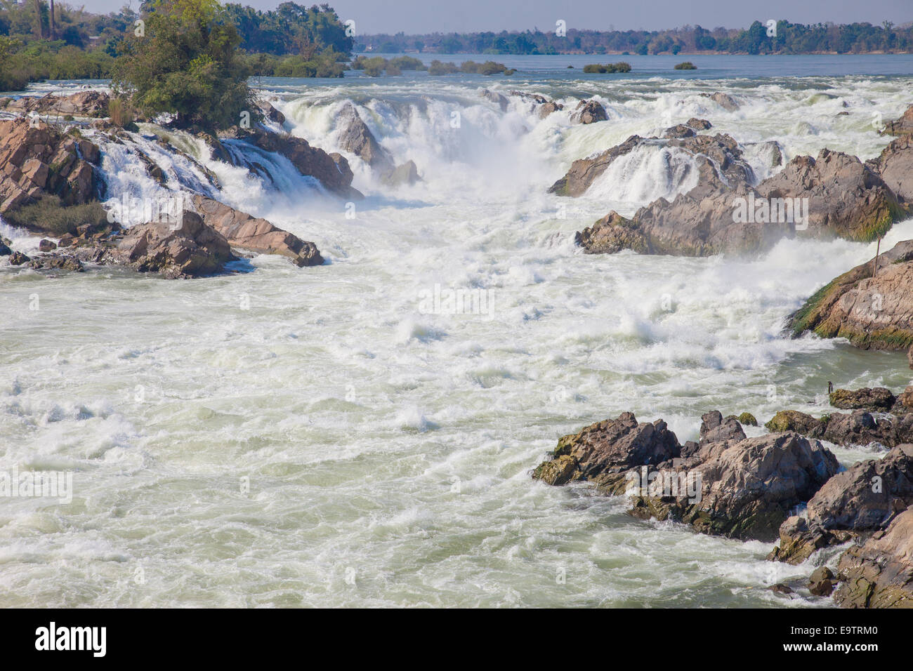 Khon Pha Peng Waterfalls Khone Phapheng Falls Niagara Of The Asia