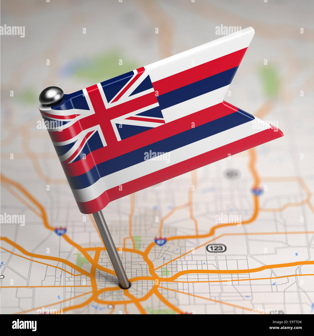 Map of hawaii and map hi-res stock photography and images - Alamy