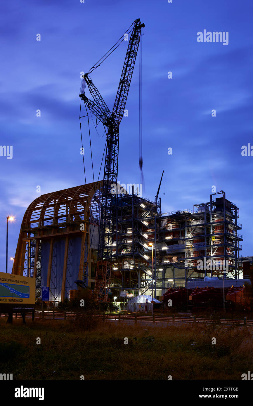 The Recycling and Energy Recovery Facility, Leeds. Recycles waste from ...